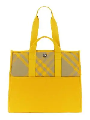 Burberry Shopper Bag - Yellow