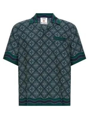 Casablanca Radiating Monogram' Shirt - Green