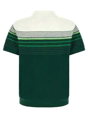 Casablanca Bouclé Stripes' Polo Shirt