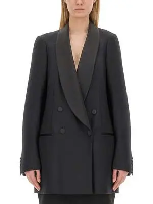 Dries Van Noten Double-breasted Jacket - Black