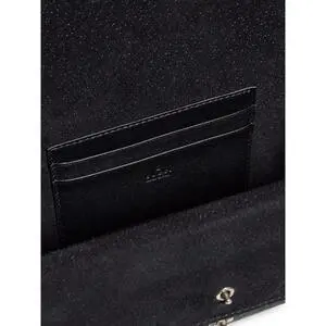 Gucci Gg Monogram Canvas Tiger Head Shoulder Bag