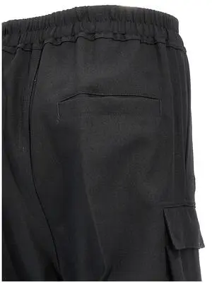 Rick Owens Cargobelas Wool Pants - Black