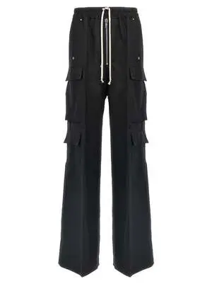 Rick Owens Cargobelas Wool Pants - Black
