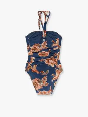 Zimmermann Aster Paisley Print One-piece Swimsuit - Multicolor