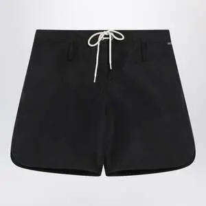 Prada Re-nylon Shorts With Drawstring - Black