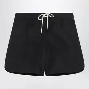 Prada Re-nylon Shorts With Drawstring - Black