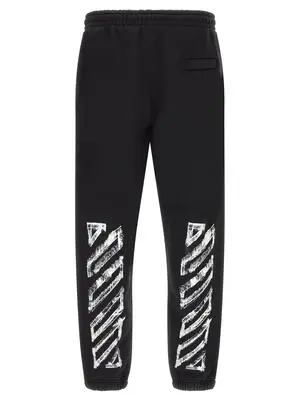 Off-White Motion Arrow Cuffed' Joggers