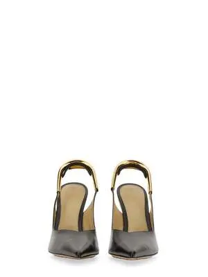 Bottega Veneta Pointed Slingback Pumps - Black