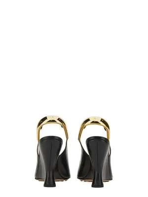 Bottega Veneta Pointed Slingback Pumps - Black