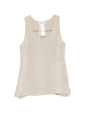 Max Mara Silk Tank Top - Multicolor