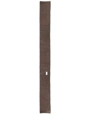 MAISON MARGIELA Wool Scarf - Brown