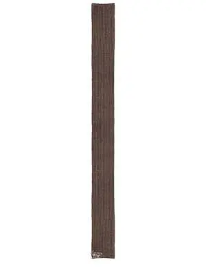 MAISON MARGIELA Wool Scarf - Brown