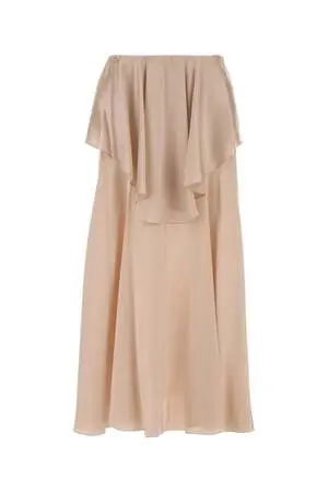 Chloé Silk Satin Skirt - Pink