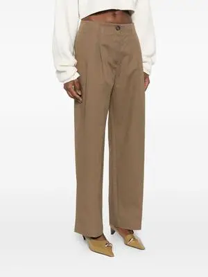 TOTEME Organic Cotton Trousers - Multicolor