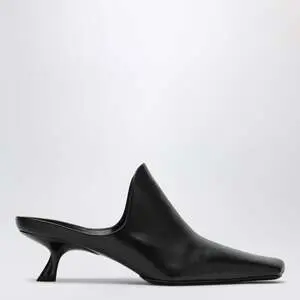 Loewe Emily Lambskin Leather Mules - Black