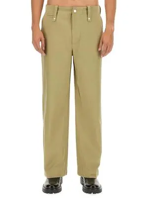 Burberry Satin Pants - Cream