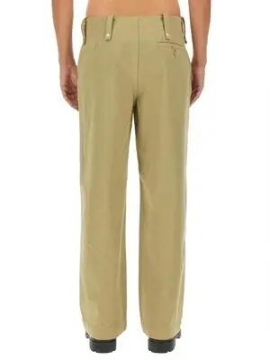 Burberry Satin Pants - Cream