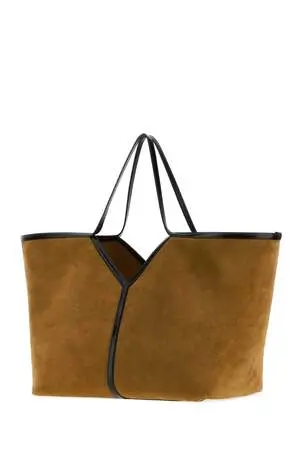 Saint Laurent Suede Y Shopping Bag - Brown