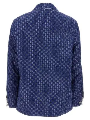Gucci Gg Shadow Jacquard Cotton Jacket