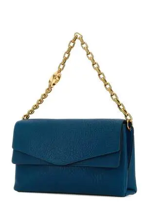 Gucci Teal Green Leather Large Shoulder Bag