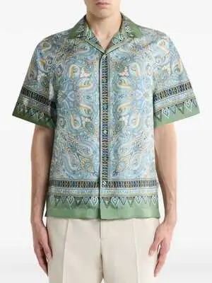 Etro Silk Shirt With Paisley Print