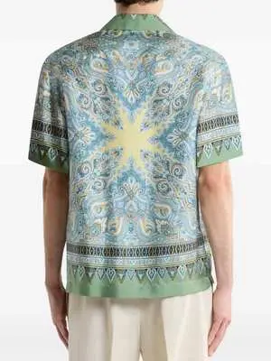 Etro Silk Shirt With Paisley Print