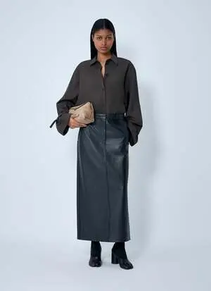 TOTEME Leather Skirt