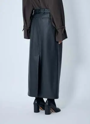 TOTEME Leather Skirt