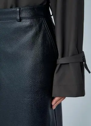 TOTEME Leather Skirt