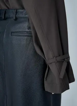 TOTEME Leather Skirt