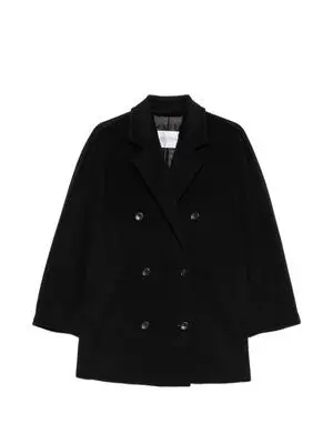 Max Mara Wool And Cashmere Short Coat - Multicolor