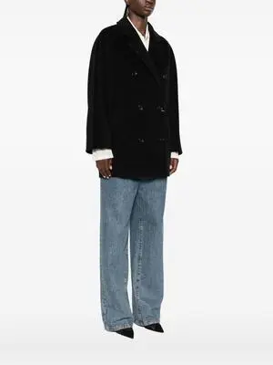 Max Mara Wool And Cashmere Short Coat - Multicolor