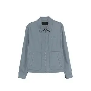Prada Grey Jackets Shirt Jackets
