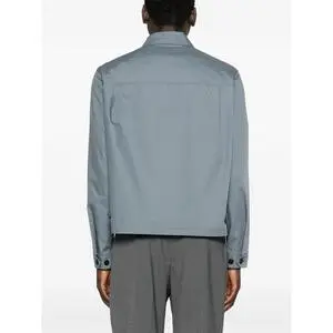 Prada Grey Jackets Shirt Jackets