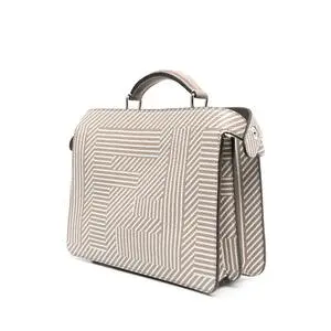Fendi Neutrals Tote Bags - Cream