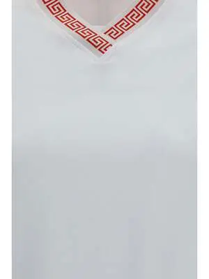 Versace T-shirt With Greca Details
