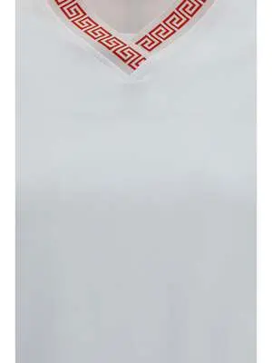 Versace Cropped T-shirt - White