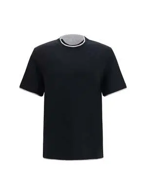 Brunello Cucinelli Cotton T-shirt - Black