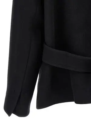 Jacquemus Le Caban Caruso' Coat - Black