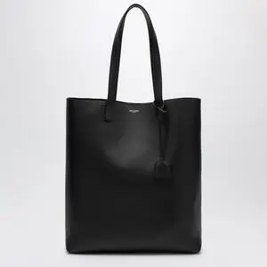 Saint Laurent Bold Leather Shopping Bag - Black