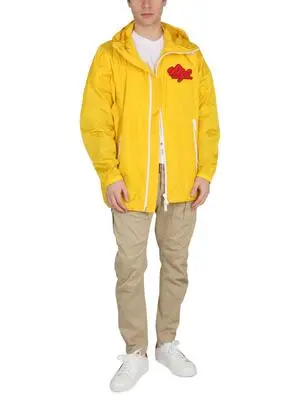 Dsquared2 Logo Patch Hooded Jacket
