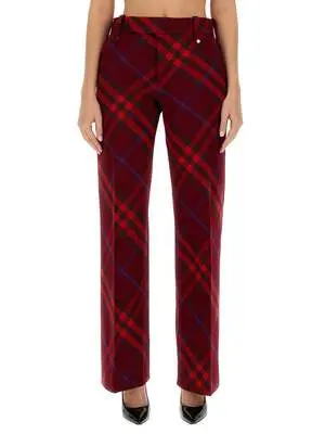Burberry Wool Pants - Multicolor
