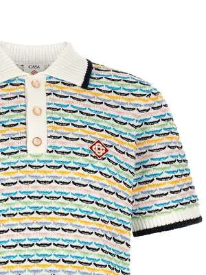 Casablanca Tuck Stitch' Polo Shirt