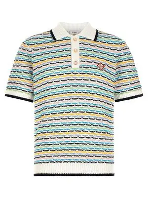 Casablanca Tuck Stitch' Polo Shirt