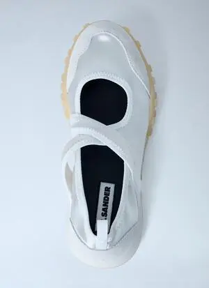 JIL SANDER Satin Strap Slip-on Shoes