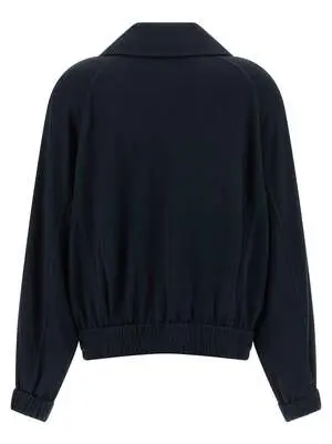 Brunello Cucinelli Shiny Zipper Pull' Sweatshirt