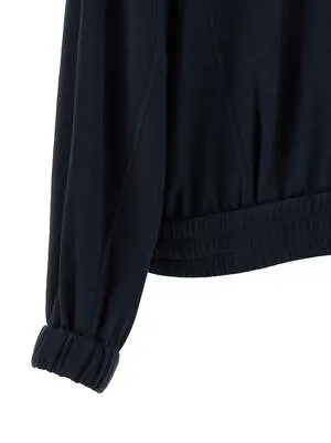 Brunello Cucinelli Shiny Zipper Pull' Sweatshirt