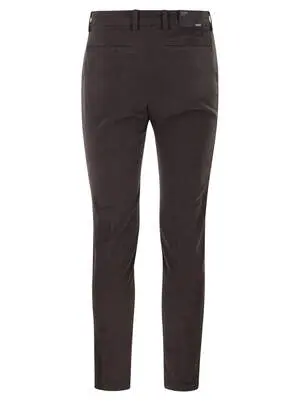 BOSS Slim Fit Stretch Cotton Chino Trousers - Brown