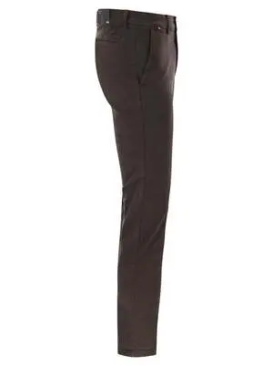 BOSS Slim Fit Stretch Cotton Chino Trousers - Brown