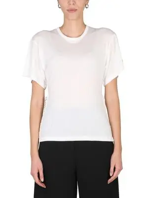 Stella McCartney T-shirt With Chain Detail - Cream